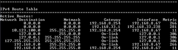 Use the Route Command to Manage Multiple Gateways | Cogenesis IT ...